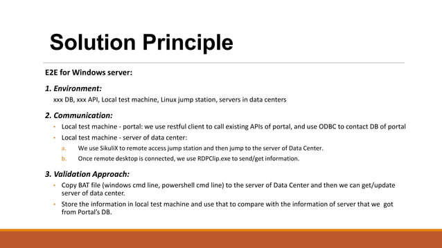 Backend Server Validation Pptx Operating Systems Computer Software And Applications