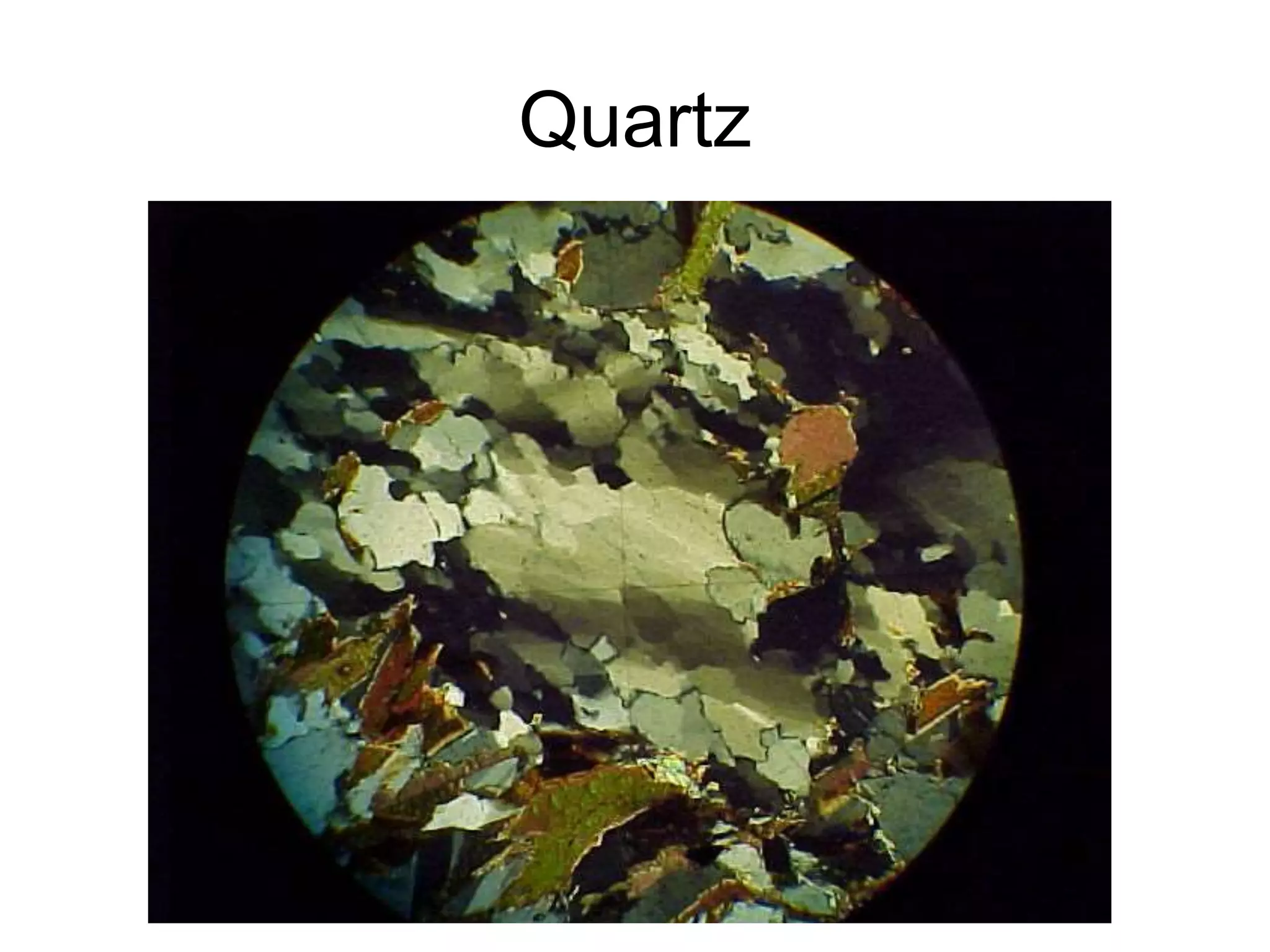 Collection of minerals thin section presentation | PPTX