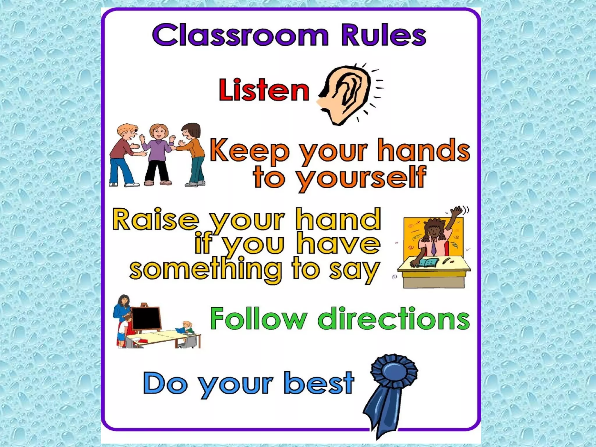 Imperatives- Class Rules | PPT
