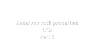 تشبع الموائع Fluids saturation in reservoir.pptx