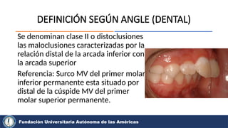 CLASE II DIVISION 1 CLINICA DEL NINO 2024 | PPTX