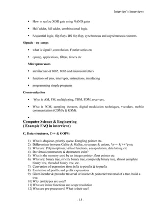 All about Interview | PDF