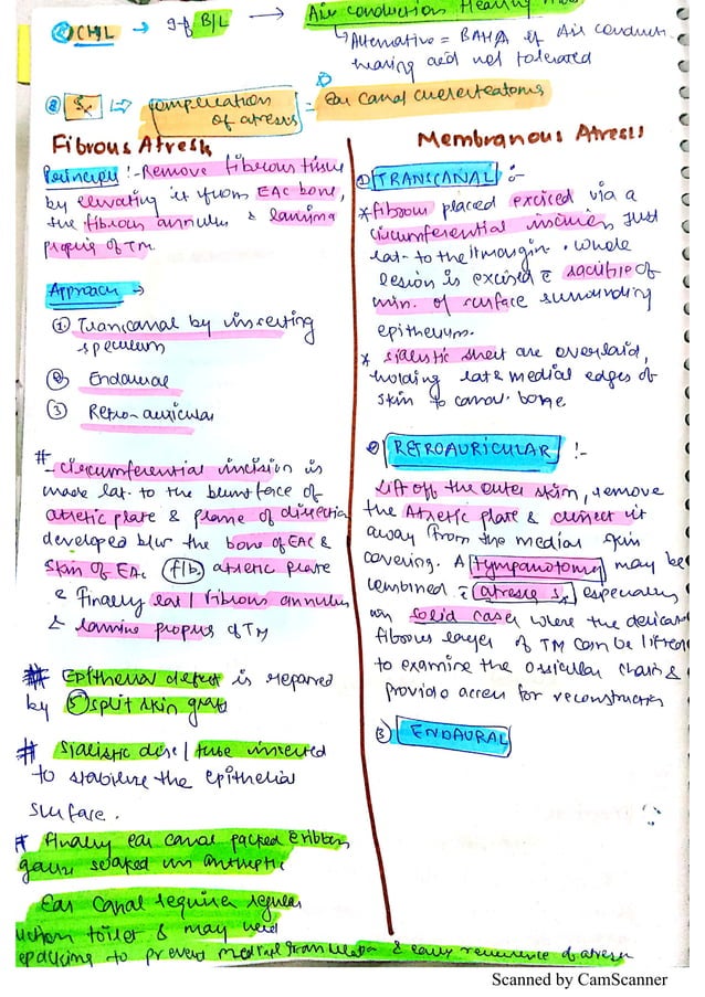 ENT GENERAL EAR QUESTION ANSWERS | PDF