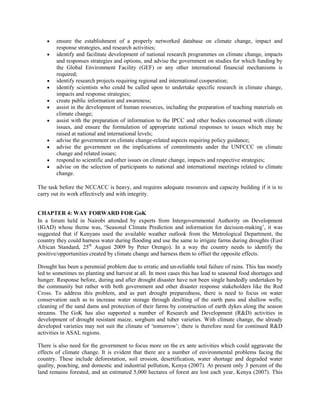 Climate Change and Disaster Risk_Case Study of Kenya | PDF