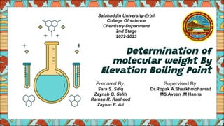 Determination of boiling point | PDF