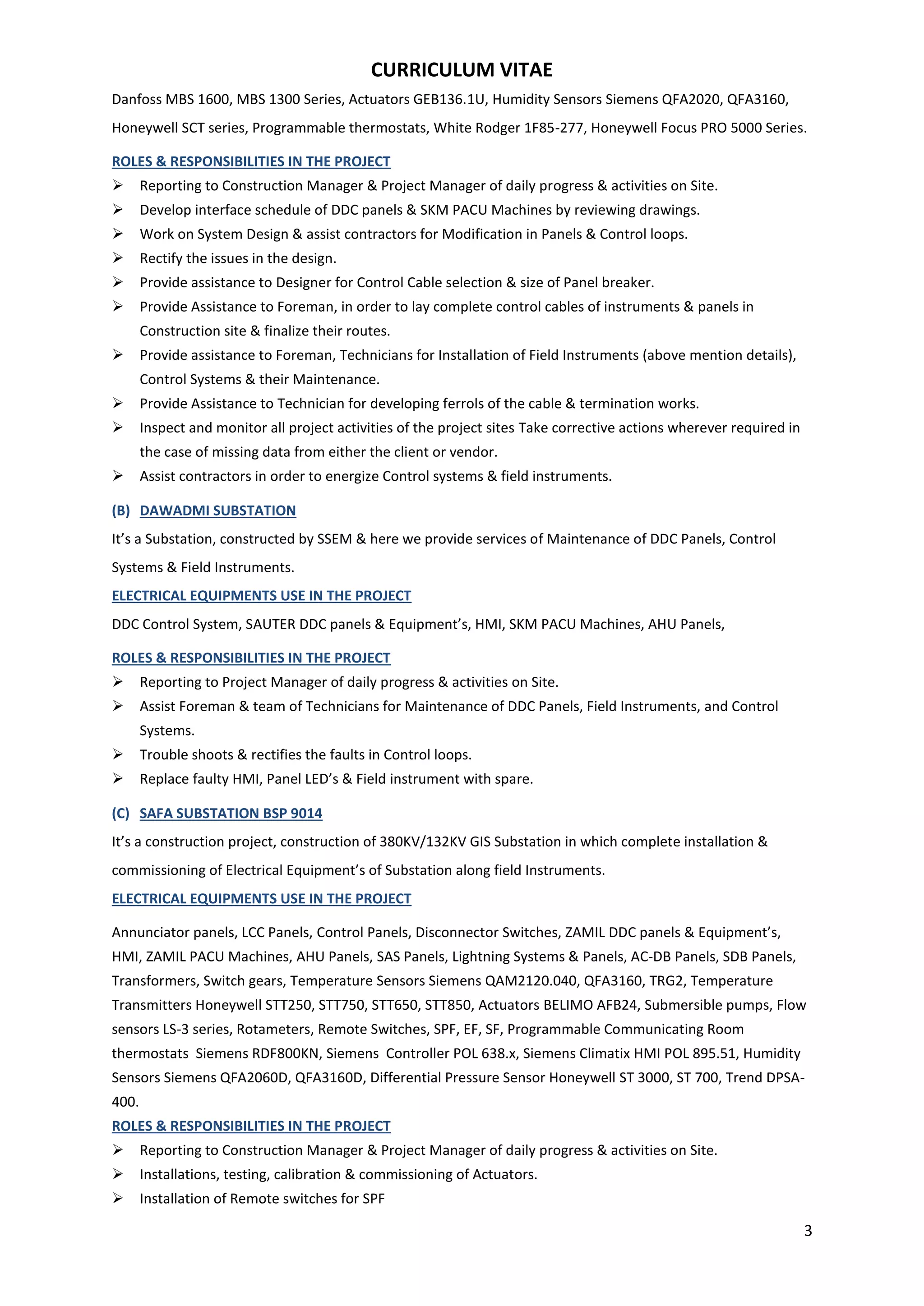 Electrical Engineer cv.PDF
