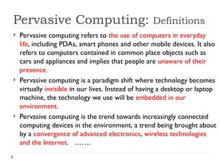 introduction of pervasive computing .ppt
