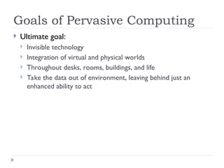 introduction of pervasive computing .ppt