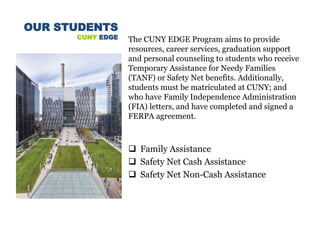 CUNY EDGE Dec 13 | PPTX