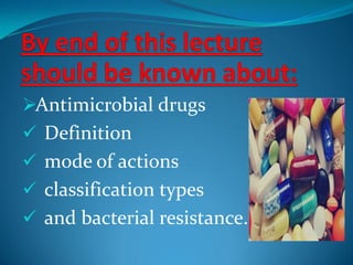 Antimicrobial drug’s types and classification .pdf