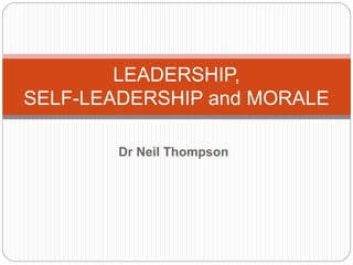 People Management Material by Dr Neil Thompson | PPT