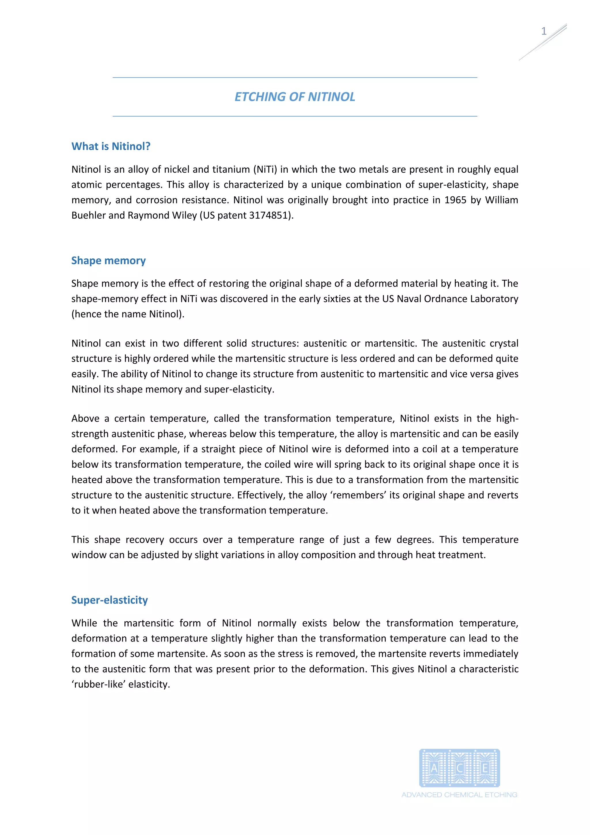 Nitinol paper for website _ Nov 2015 (Revised 24.11.15) | PDF