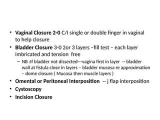 vesicovaginal fistula repair advanced.pptx