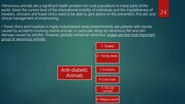 Anti-Diabetic Effect of Snake Venoms | PPTX | Endocrine and Metabolic ...