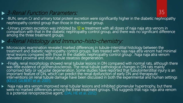 Anti-Diabetic Effect of Snake Venoms | PPTX | Endocrine and Metabolic ...