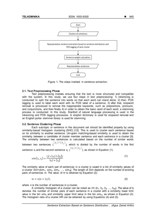 Sentence Extraction Based on Sentence Distribution and Part of Speech Tagging for Multi-document ...