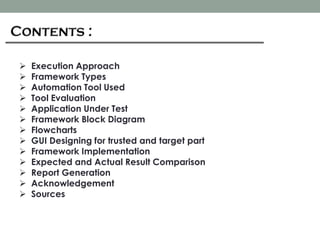 automation framework | PPT