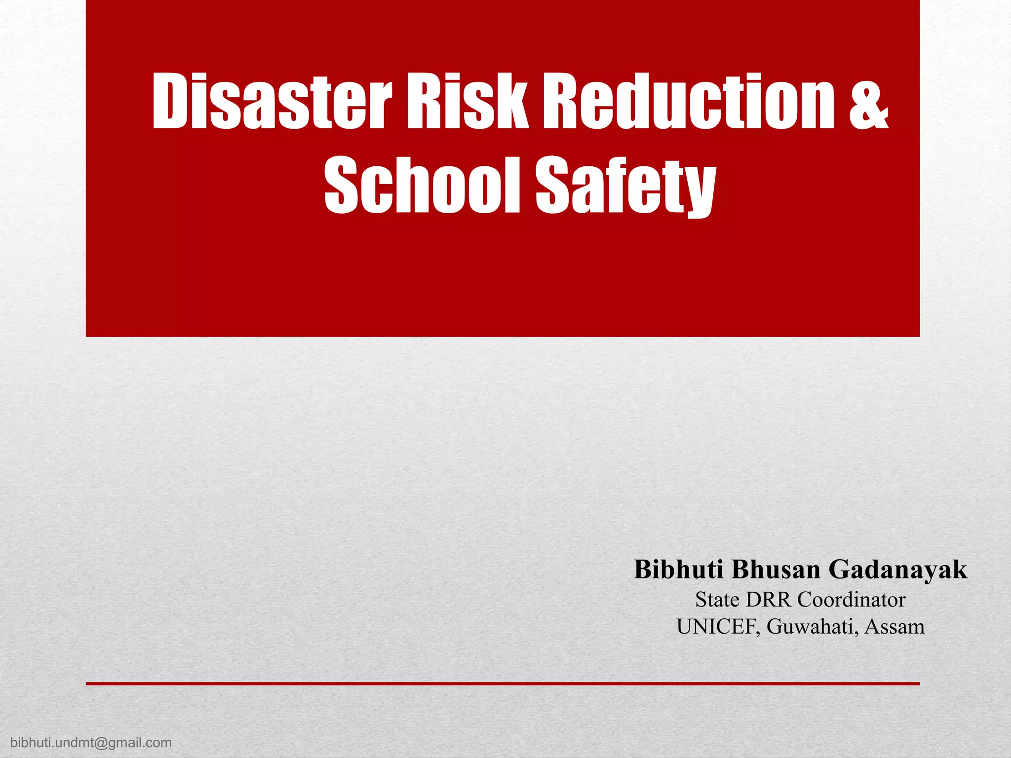 DRR & School Safety | PPTX