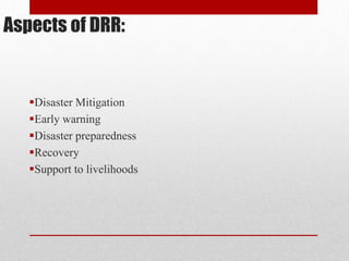 DRR & School Safety | PPTX