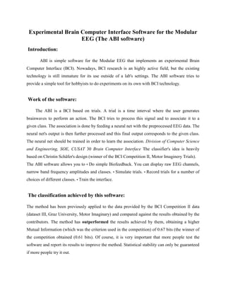 45891026 brain-computer-interface-seminar-report | DOCX