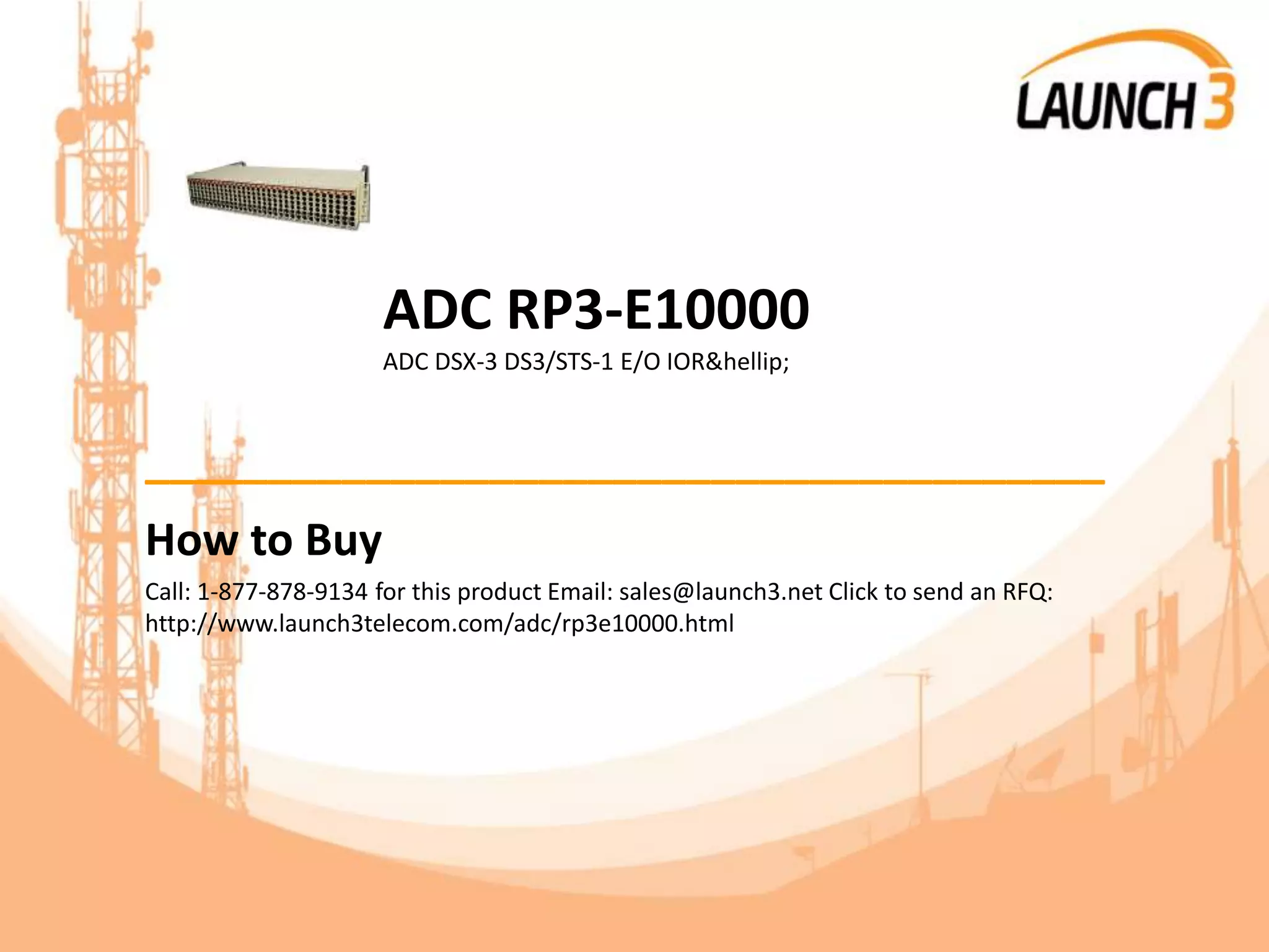 ADC RP3-E10000 | PPT