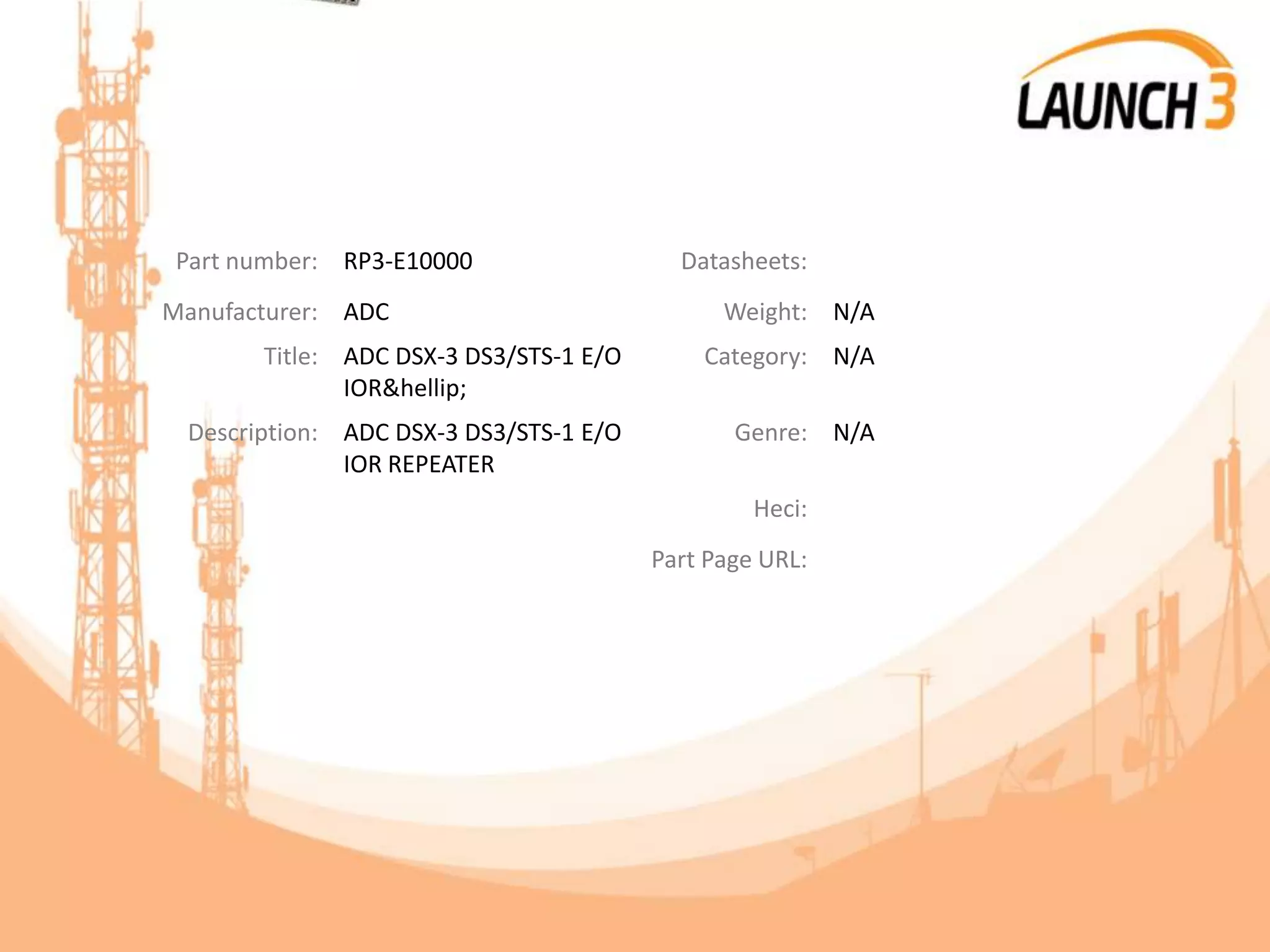 ADC RP3-E10000 | PPT