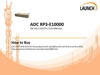 ADC RP3-E10000 | PPT