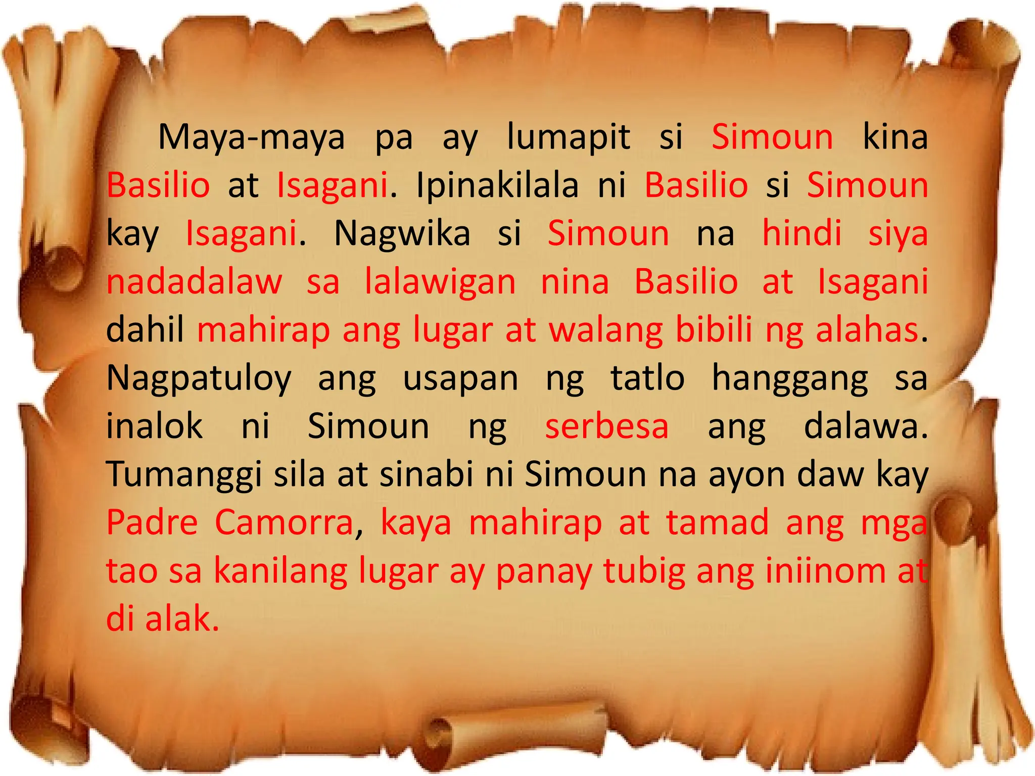 El-Filibusterismo Kabanata 1-39 Buod at Talasalitaan | PDF
