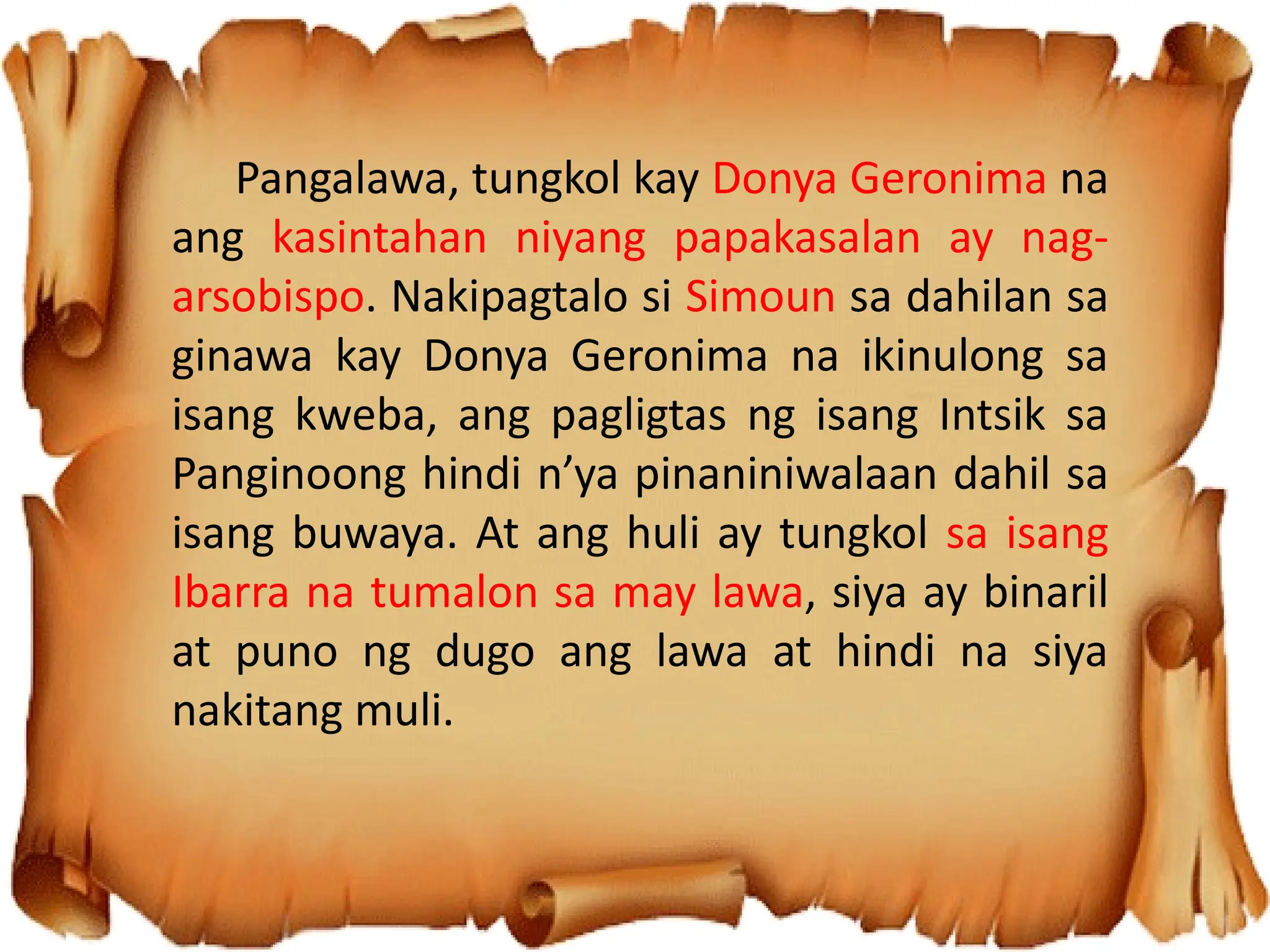 El-Filibusterismo Kabanata 1-39 Buod at Talasalitaan | PDF