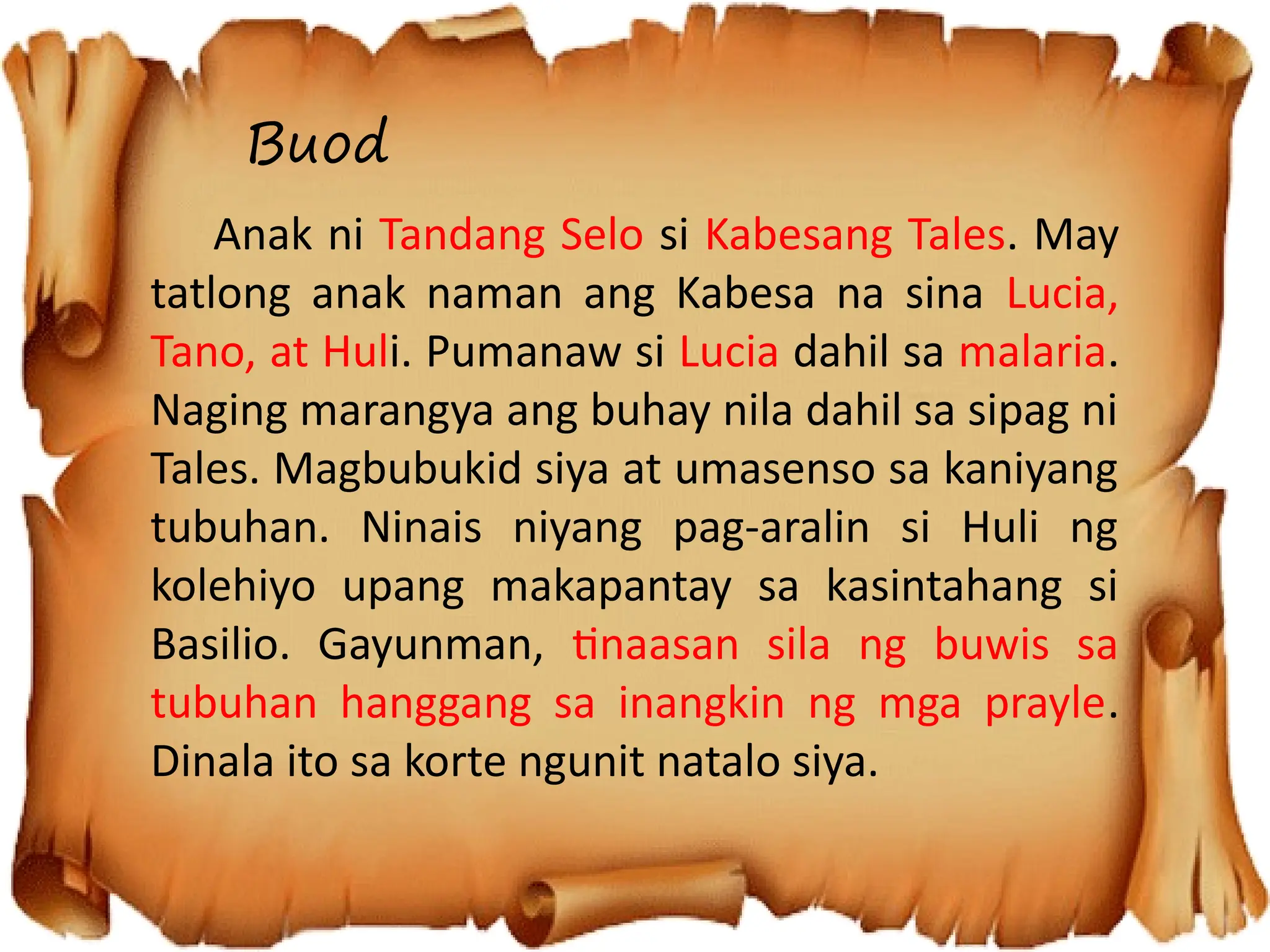El-Filibusterismo Kabanata 1-39 Buod at Talasalitaan | PDF