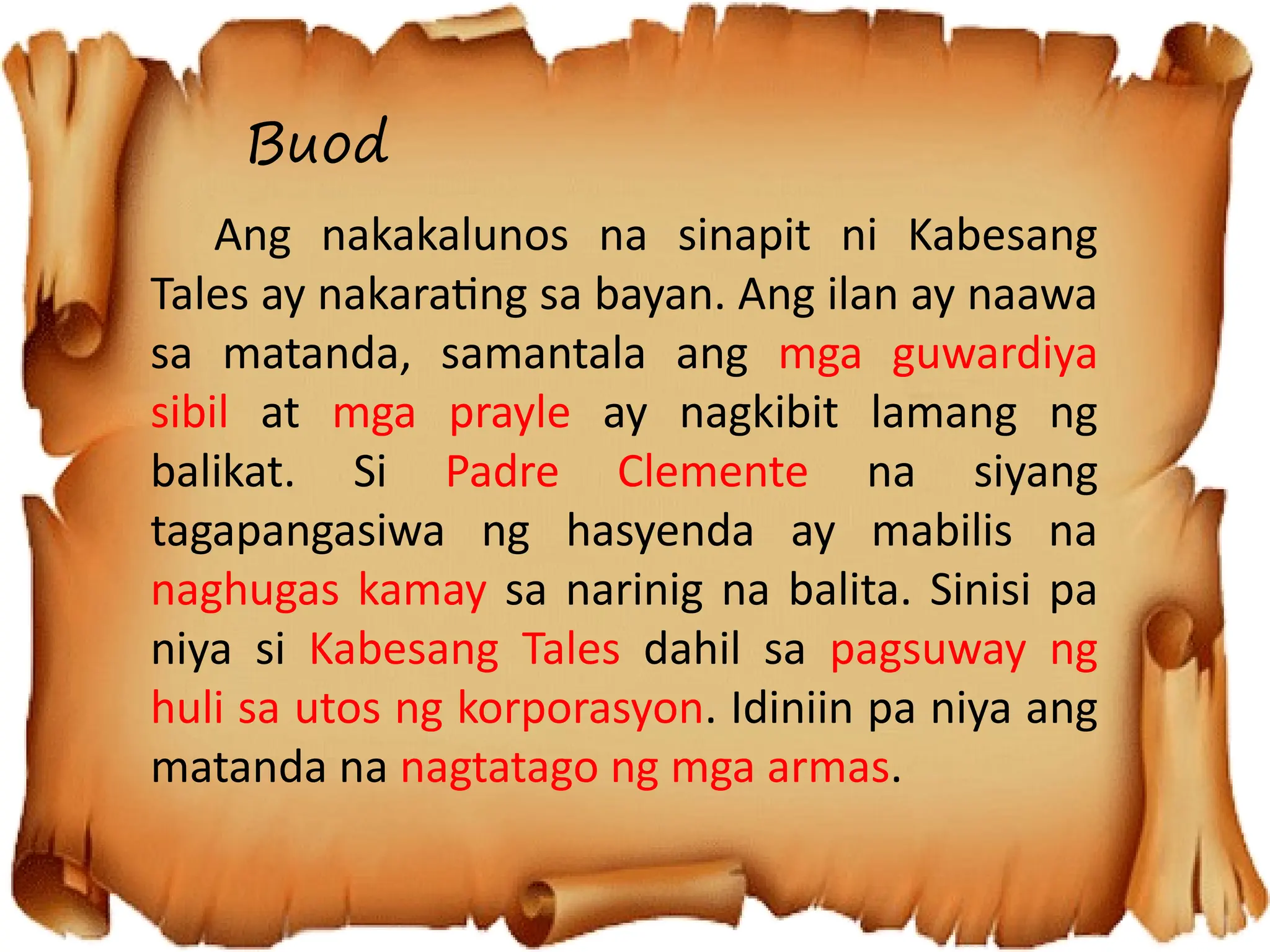 El-Filibusterismo Kabanata 1-39 Buod at Talasalitaan | PDF