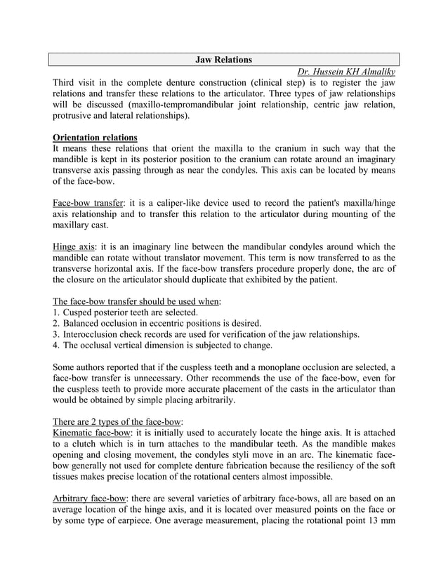 jaw-relations | PDF | Death, Injury, or Military Conflict | Sensitive ...