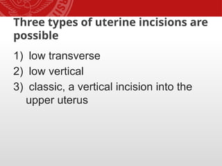 CAESAREAN SECTION POWER POINT PRESENTATION | PPTX