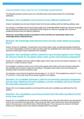 Igcse english exam rules for entry exam | PDF