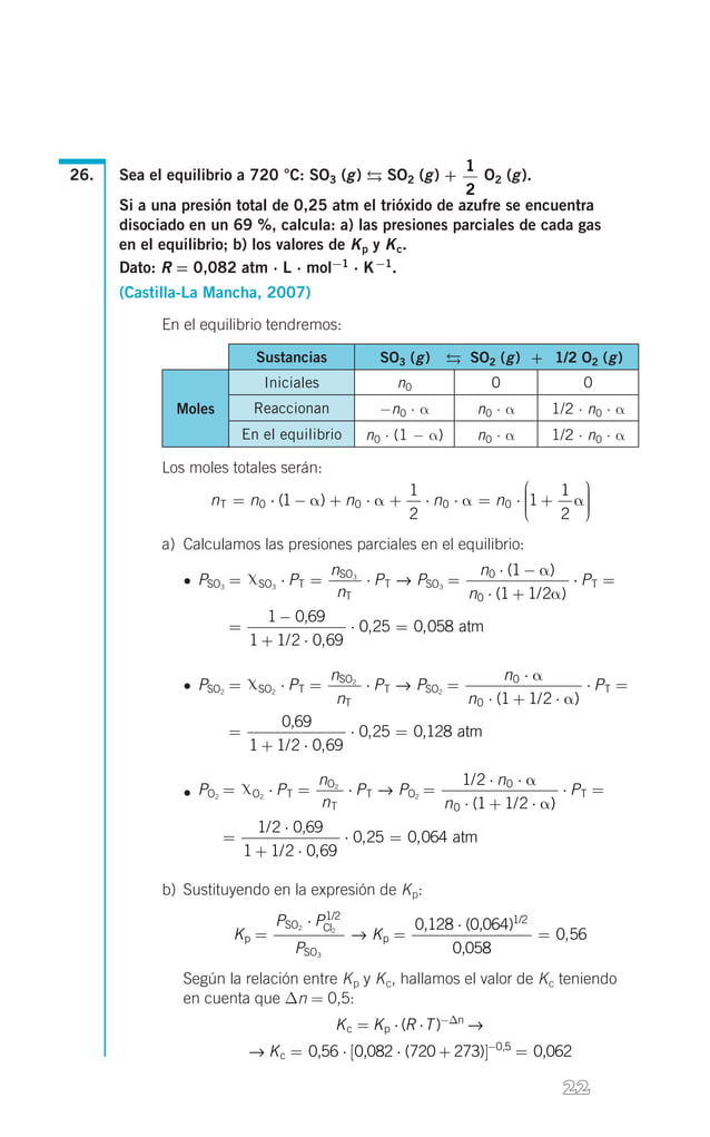 45916215 Quimica Ejercicios Resueltos Soluciones 2º Bachillerato