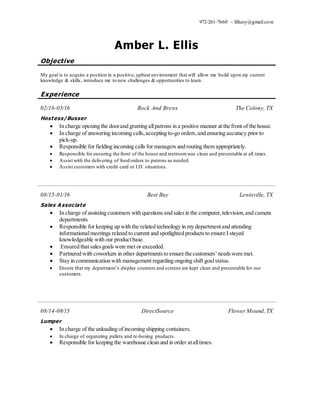 Amber Ellis Resume 2016 | DOCX