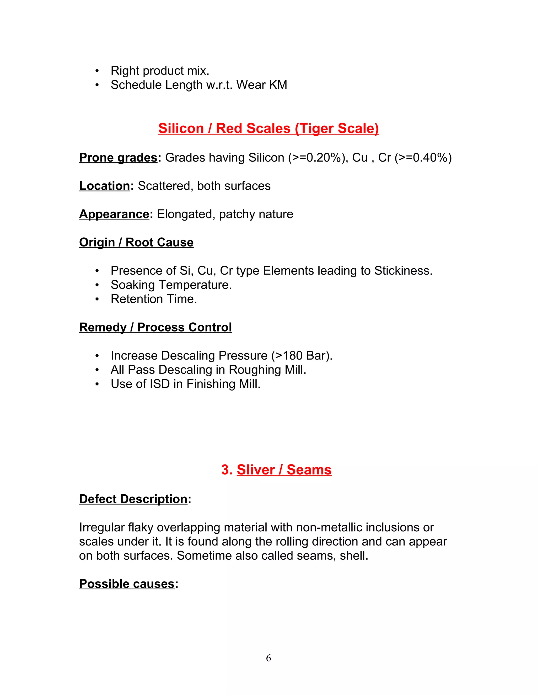 45920321 defects-in-hot-rolled-products1 | PDF