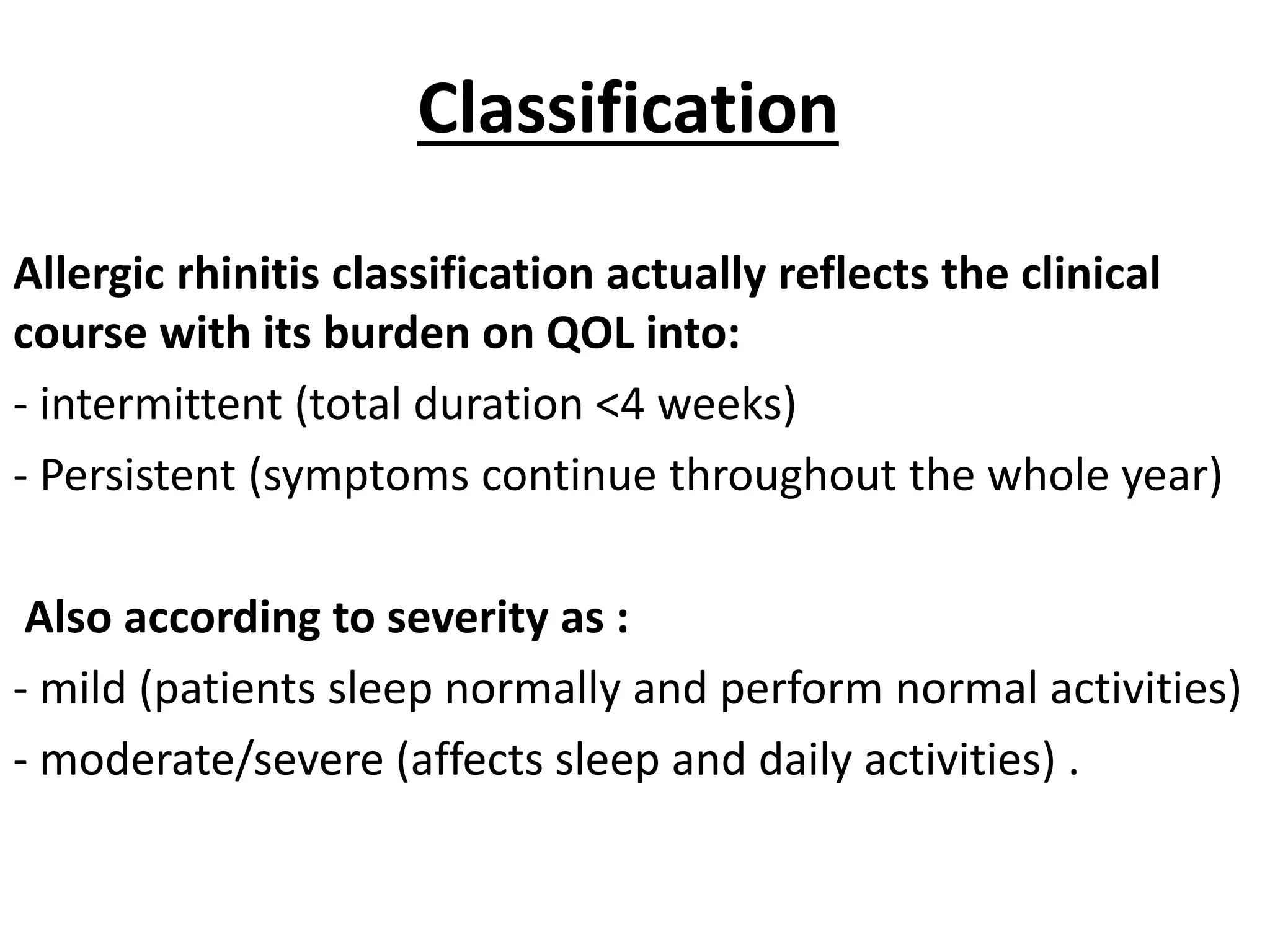 Role of antidepressants in allergic rhinitis | PPTX
