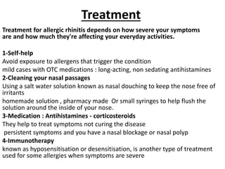 Role of antidepressants in allergic rhinitis | PPT