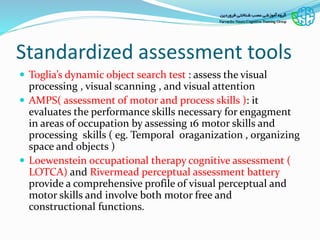 visual perceptual dysfunctions and assessment | PPSX