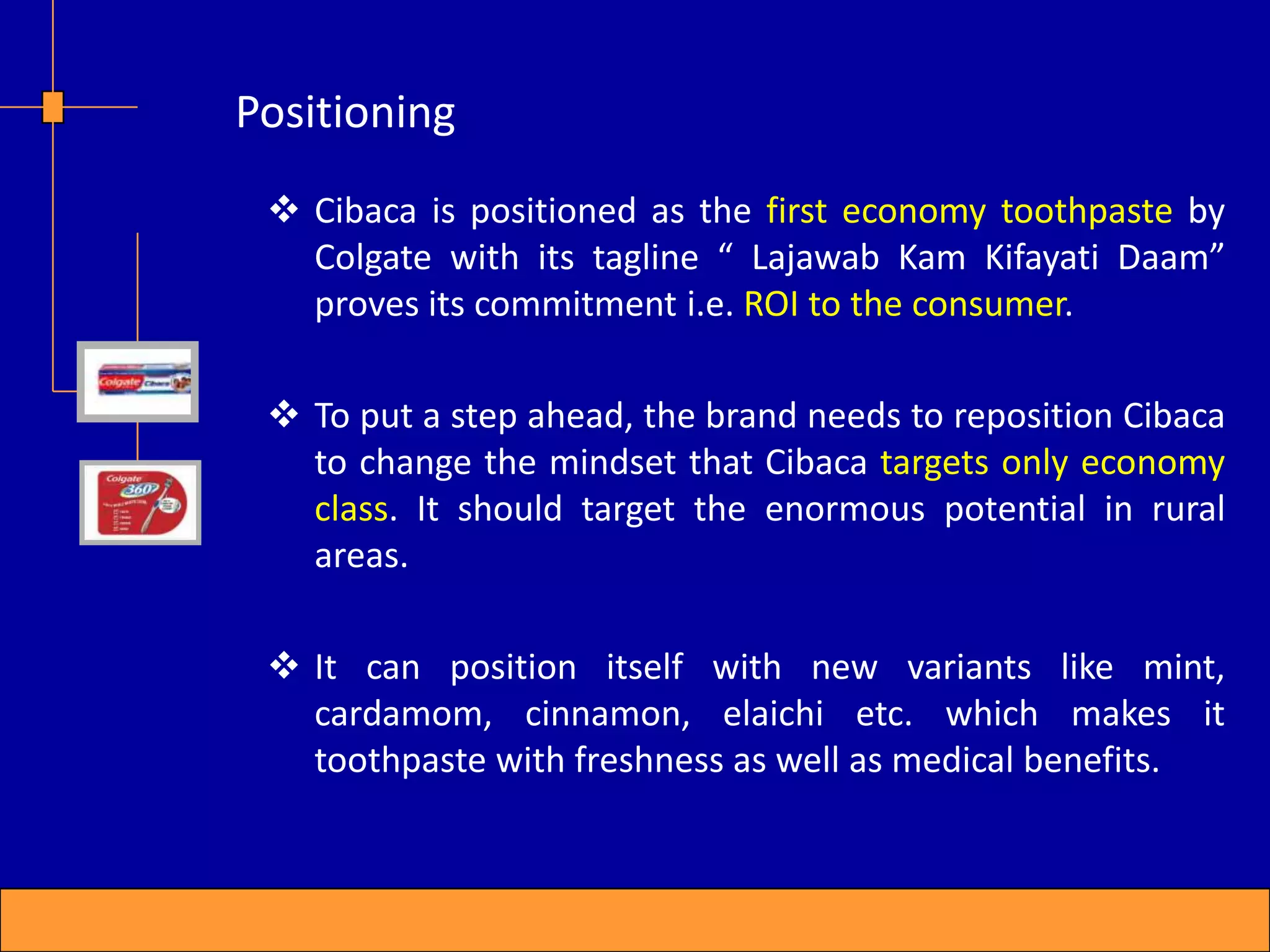 45936188 colgate-cibaca-imc-presentation-plan-a-case-presentation | PPTX