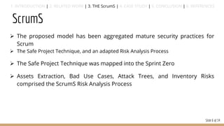 ScrumS - A Model for Safe Agile Development | PPT