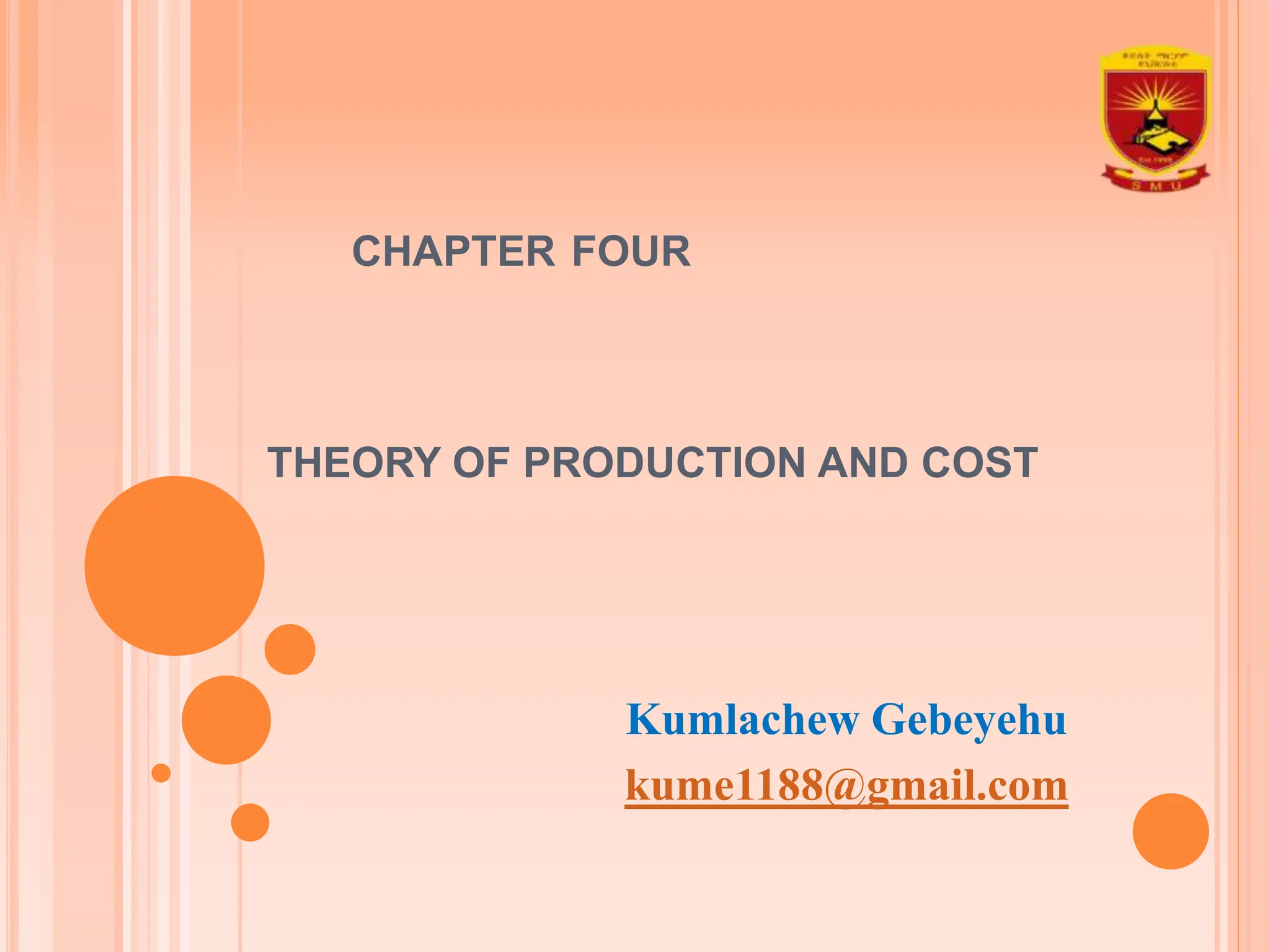 Economy about theory of production and cost | PPTX | Business ...