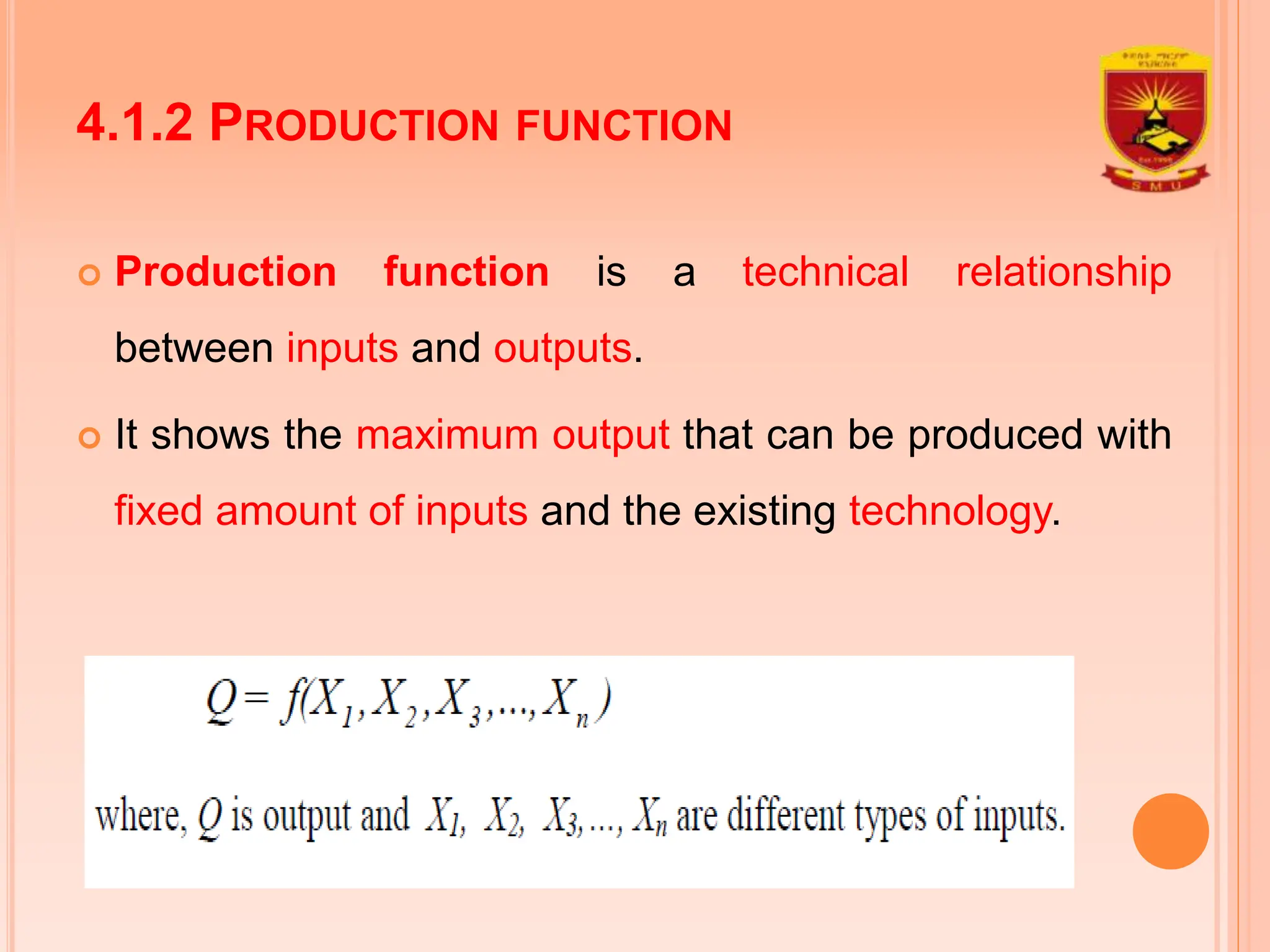 Economy about theory of production and cost | PPTX | Business ...
