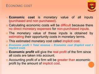 Economy about theory of production and cost | PPTX | Business ...
