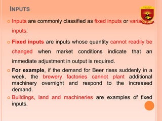 Economy about theory of production and cost | PPTX | Business ...