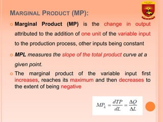 Economy about theory of production and cost | PPTX | Business ...