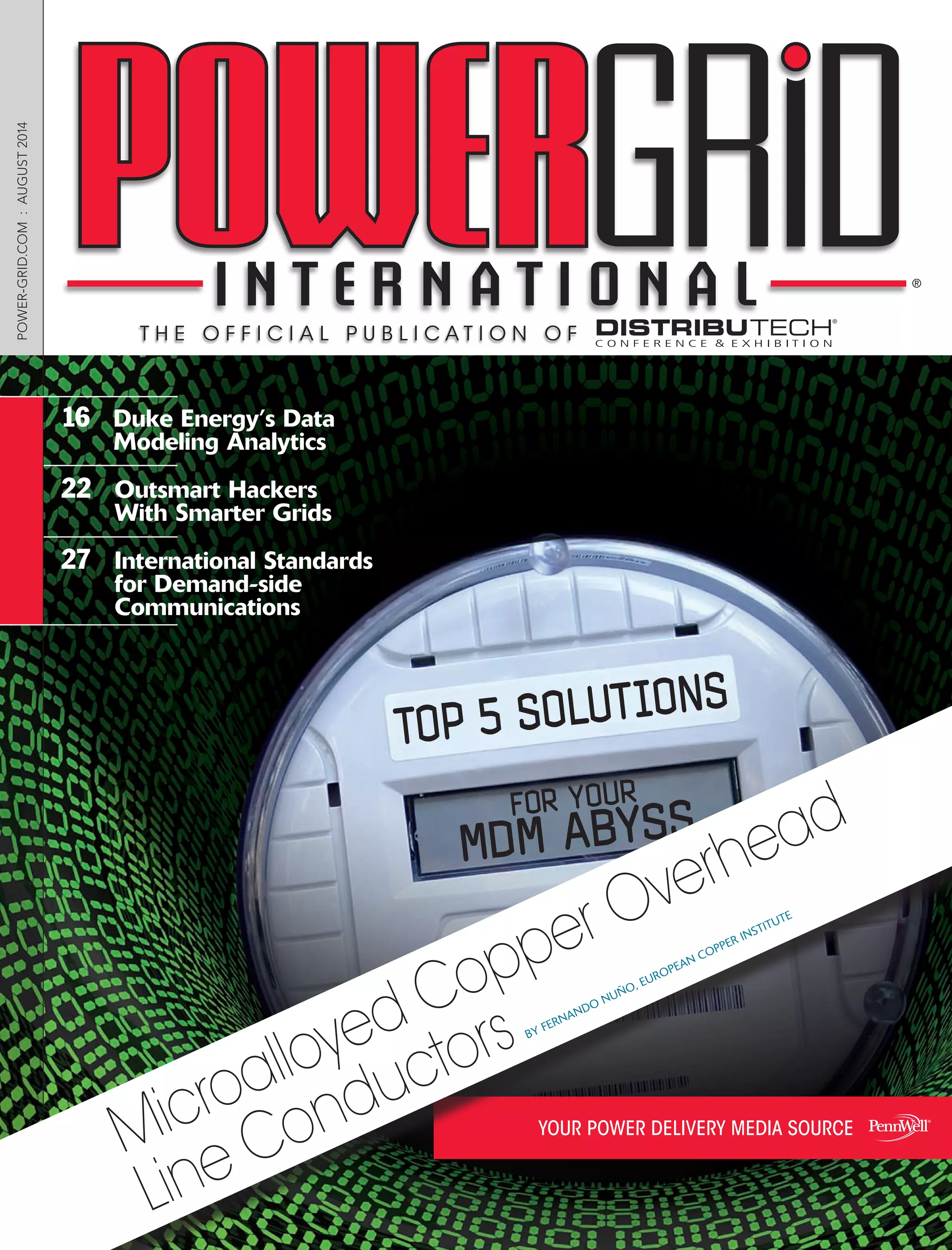 Micro-alloyed copper overhead line conductors - PowerGrid International August 2014 | PDF