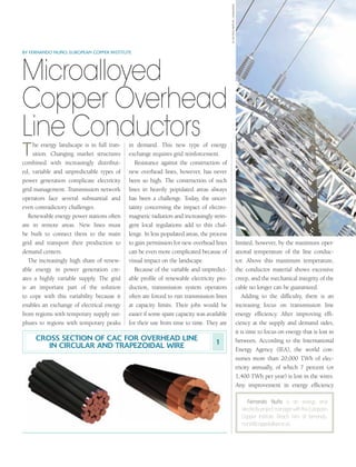 Micro-alloyed copper overhead line conductors - PowerGrid International ...