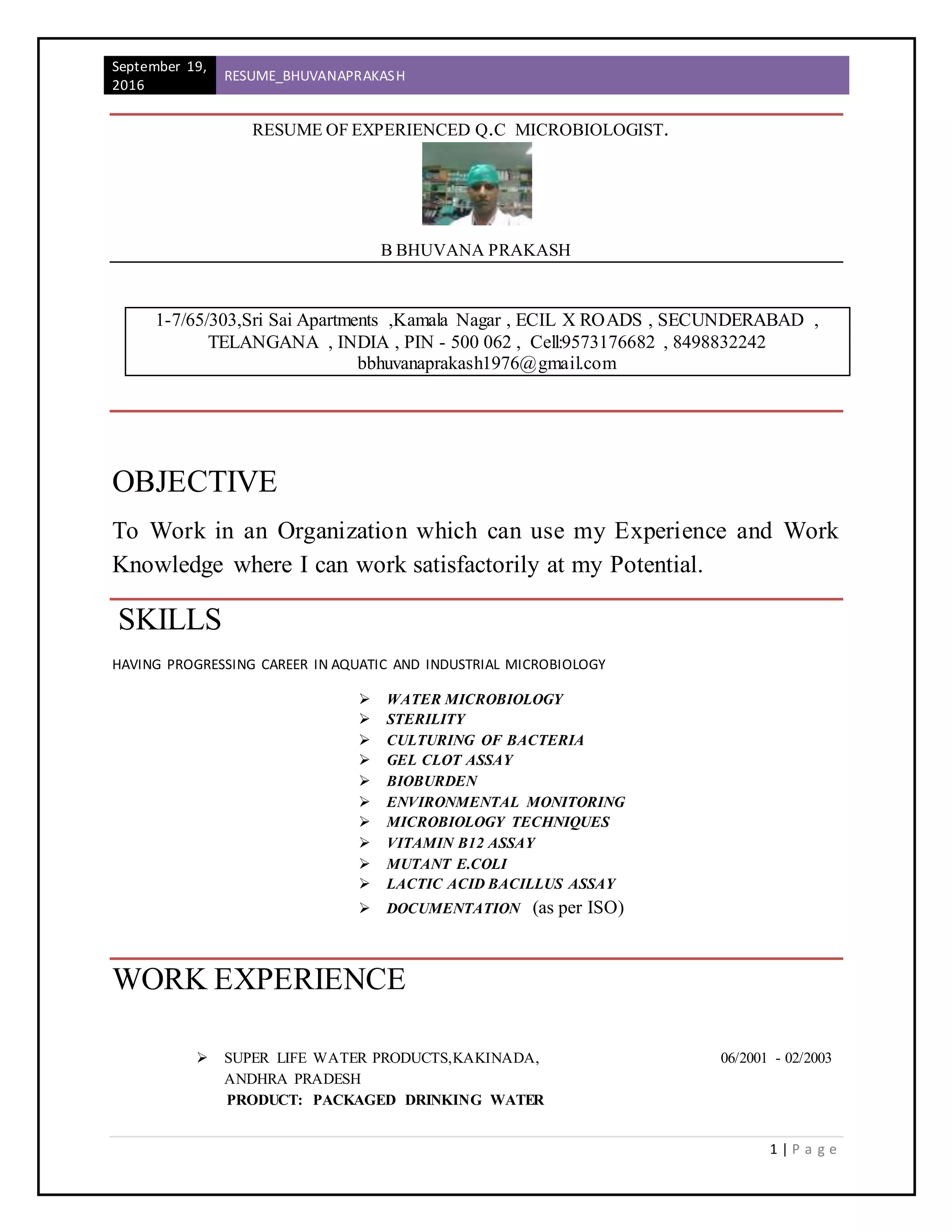 Modified Resume | DOCX